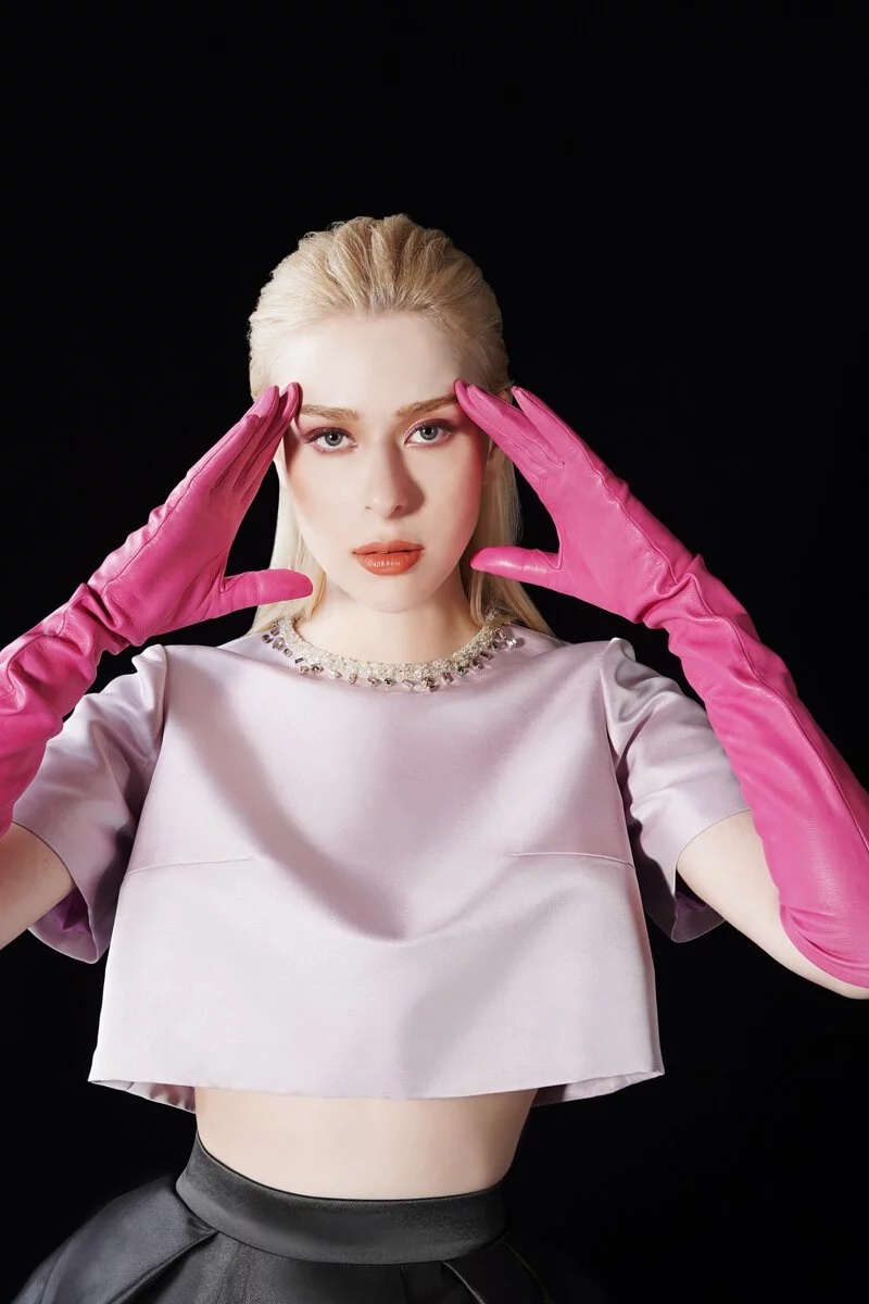 短版上衣 / 紫雲藤高腰花苞長裙含活動蓬裙_京繡 Jing Xiu Collection_Khieng COUTURE_Shop Now ...