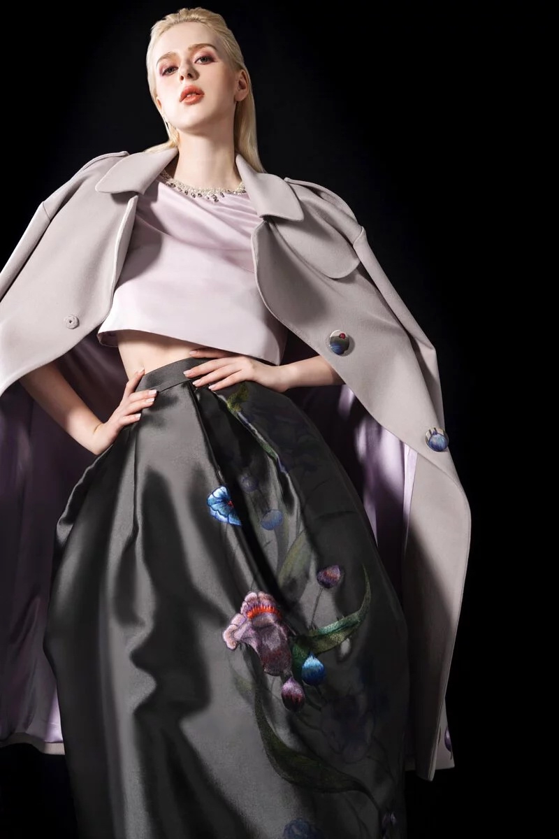 繡花喀什米爾長版大衣_京繡 Jing Xiu Collection_Khieng COUTURE_Shop Now | Khieng ...